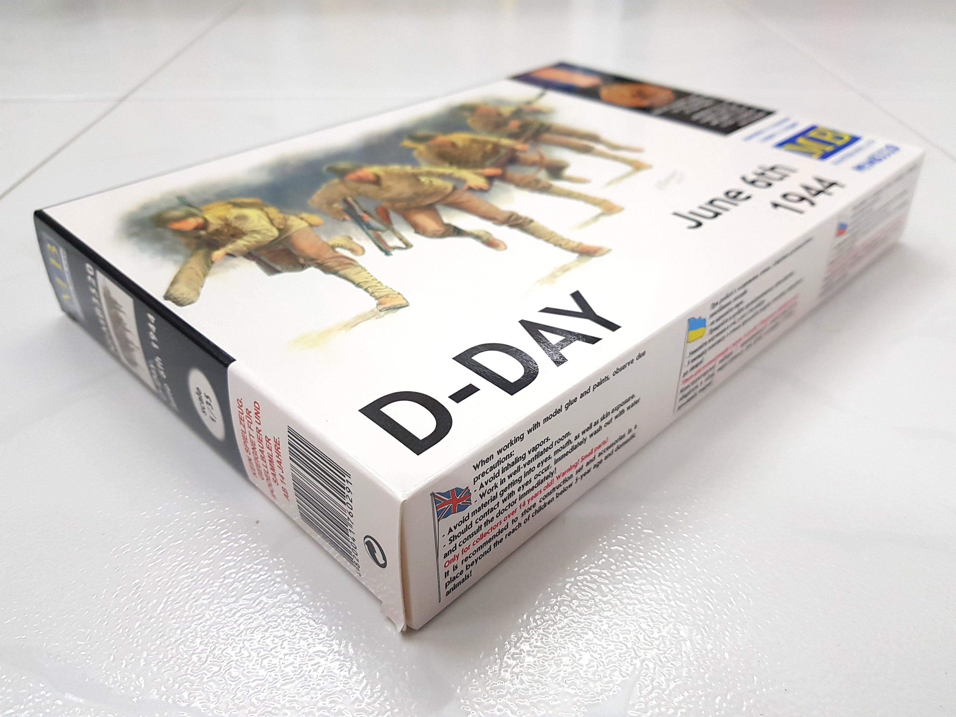 1/35 Master Box #3520 US Military Men, D-Day June 6th, 1944 c/w 4 ...