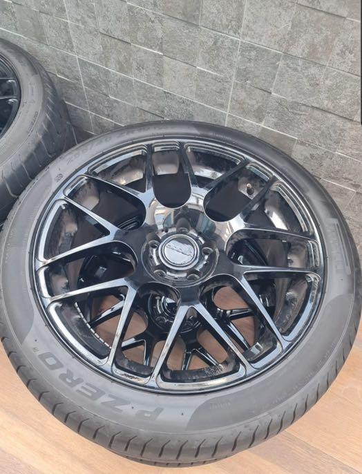 19”Deep Concave Rims + Tyre, Car Accessories, Tyres & Rims on Carousell
