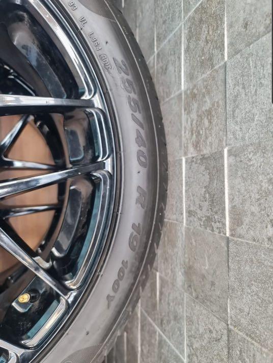 19”Deep Concave Rims + Tyre, Car Accessories, Tyres & Rims on Carousell