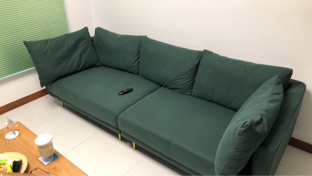4-seater Leathaire Sofa 2.4m, Furniture & Home Living, Furniture, Sofas ...