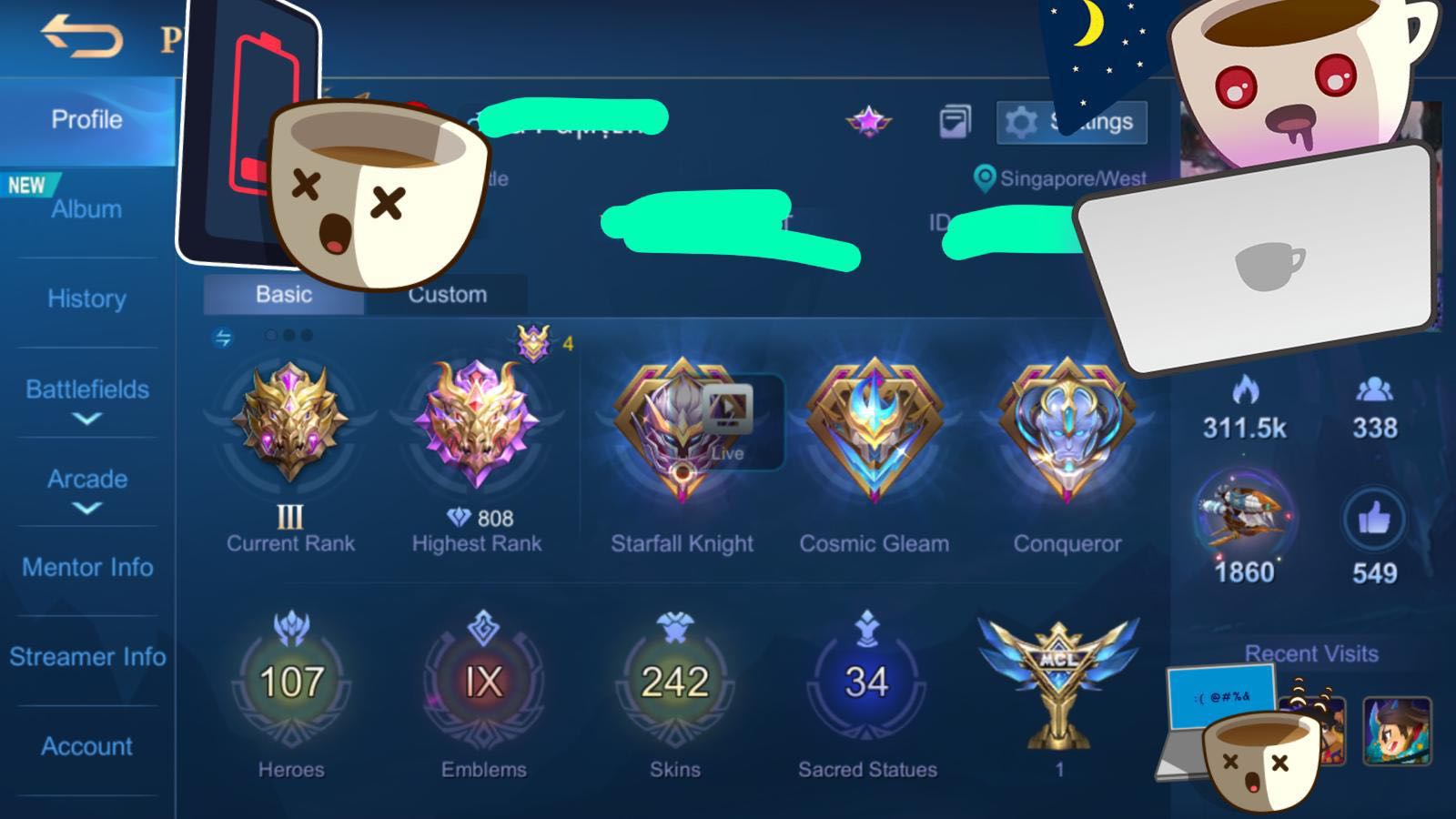 6 Collector’s skins Mobile Legend, Video Gaming, Gaming Accessories ...