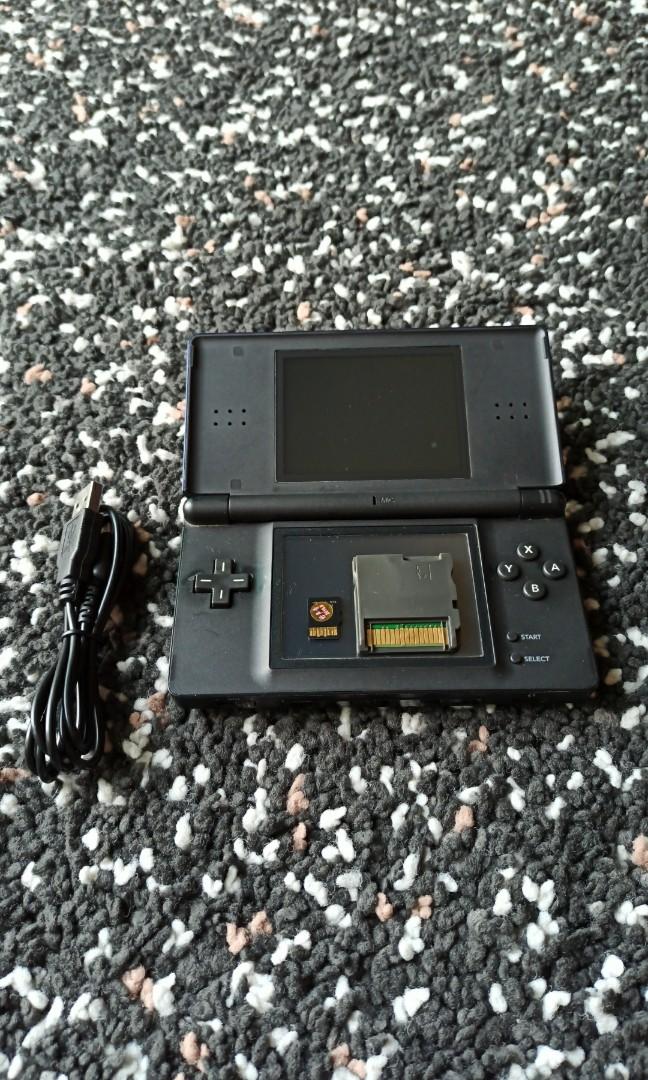 藍蓋黑身 DS NDS NDSL NDSi 2DS 3DS GB Gameboy Game Boy 任天堂 Nintendo + R4卡 充電 + 全正常運作, 電子遊戲, 電子遊戲機 ...