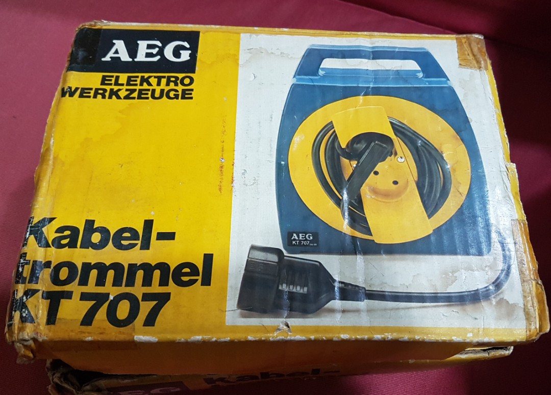 AEG Power Solution 10M PG Socket Extension Cable, TV & Home Appliances ...