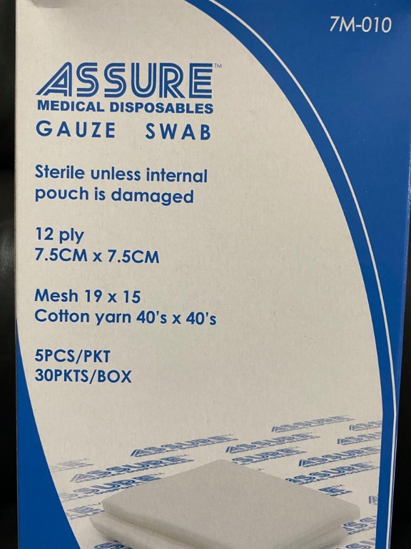 Gauze Swabs & Roll : ASSURE / YUKARE, Health & Nutrition, Medical ...
