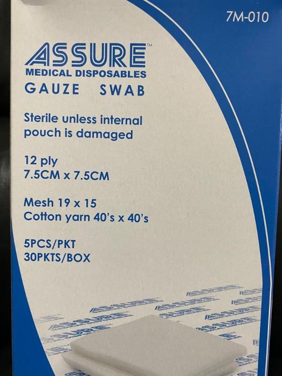 Gauze Swabs & Roll : ASSURE / YUKARE, Health & Nutrition, Medical ...