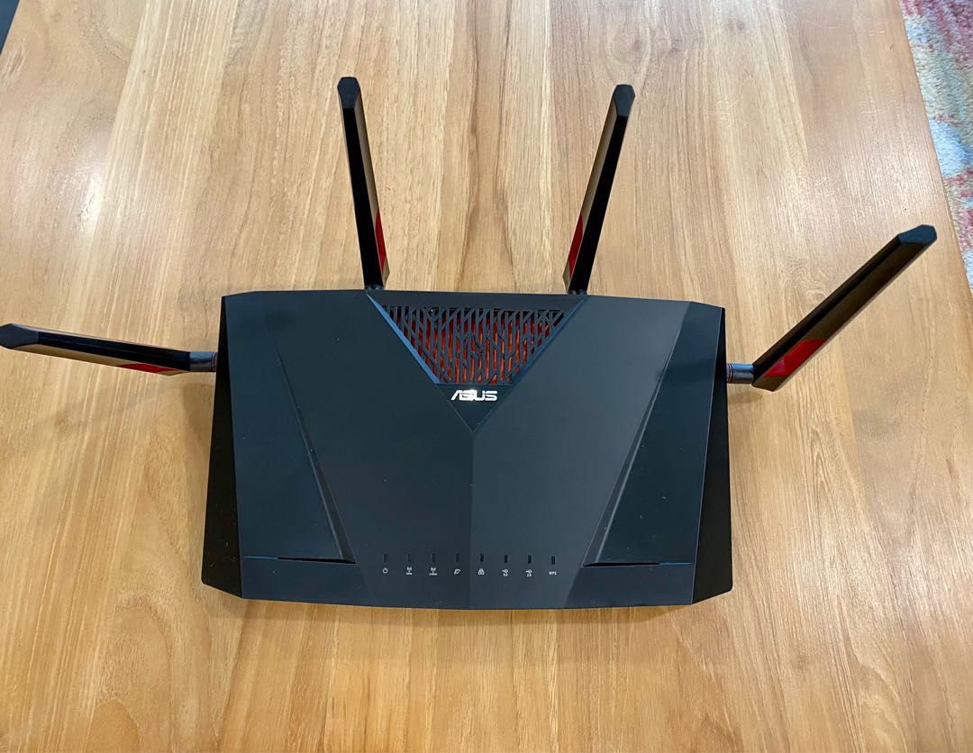 ASUS RT-AC88U and ASUS RT-AC66U B1 Pair AI mesh routers, Computers & Tech, Parts & Accessories ...