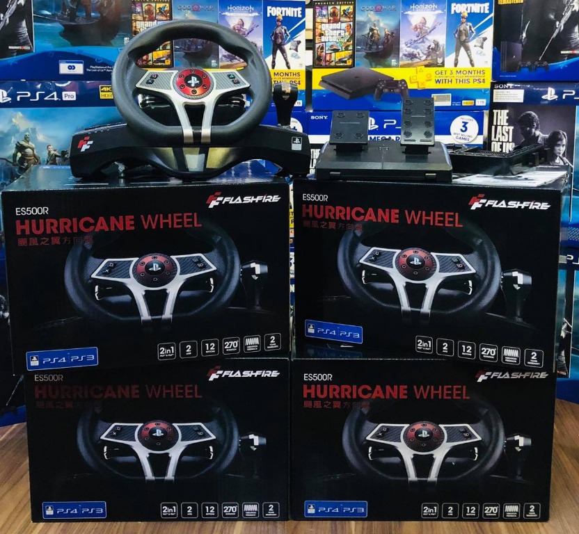 BRAND NEW Flashfire ES500R Hurricane Wheel (PS3, PS4 & PS5 Racing Wheel ...