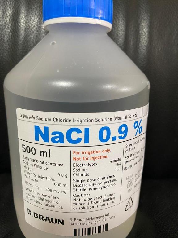 [BUNDLE OF 2] BRAUN Sodium Chloride 0.9% Irrigation Solution (Normal ...