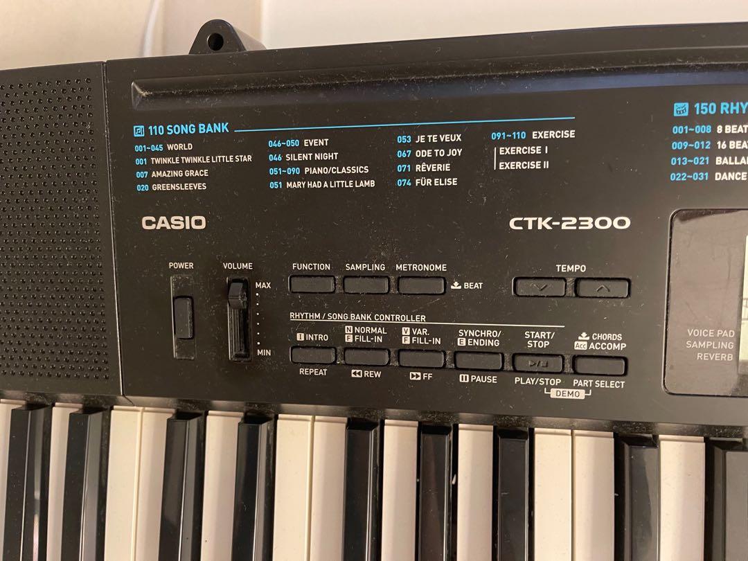 Casio CTK-2300 Keyboard, Hobbies & Toys, Music & Media, Musical ...