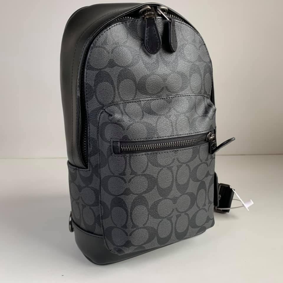 Coach West Pack in Signature, Men's Fashion, Bags, Backpacks on Carousell