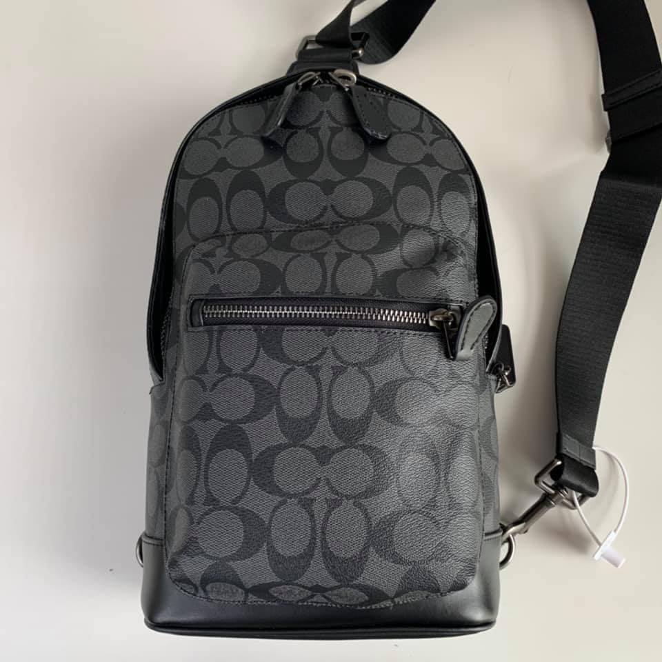 Coach West Pack in Signature, Men's Fashion, Bags, Backpacks on Carousell