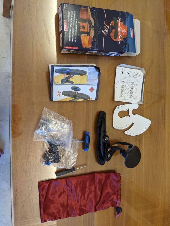 Complete Wittner Chin Rest and Shoulder Rest "Isny" Set, Hobbies & Toys ...