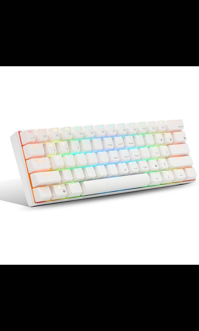 [CUSTOM] RK61 Royal Kludge 60% Mechanical Keyboard + Milky yellow lubed ...