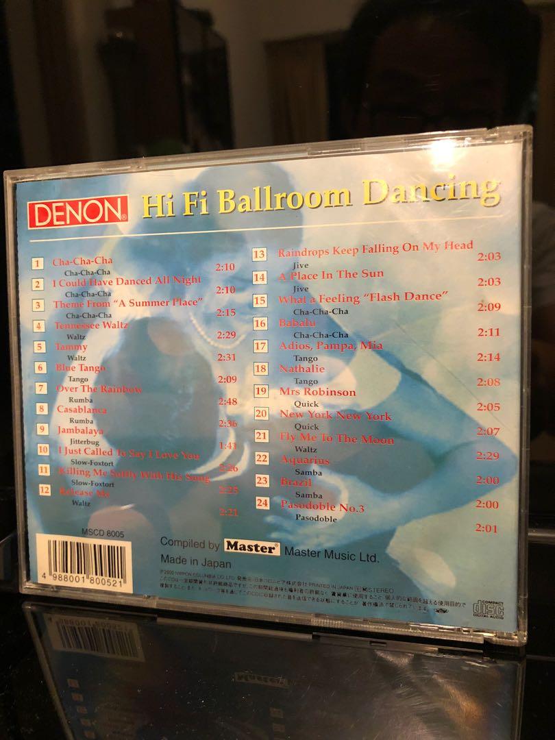 日製Denon hi fi ballroom Dancing CD, 興趣及遊戲, 收藏品及紀念品, 明星周邊 - Carousell