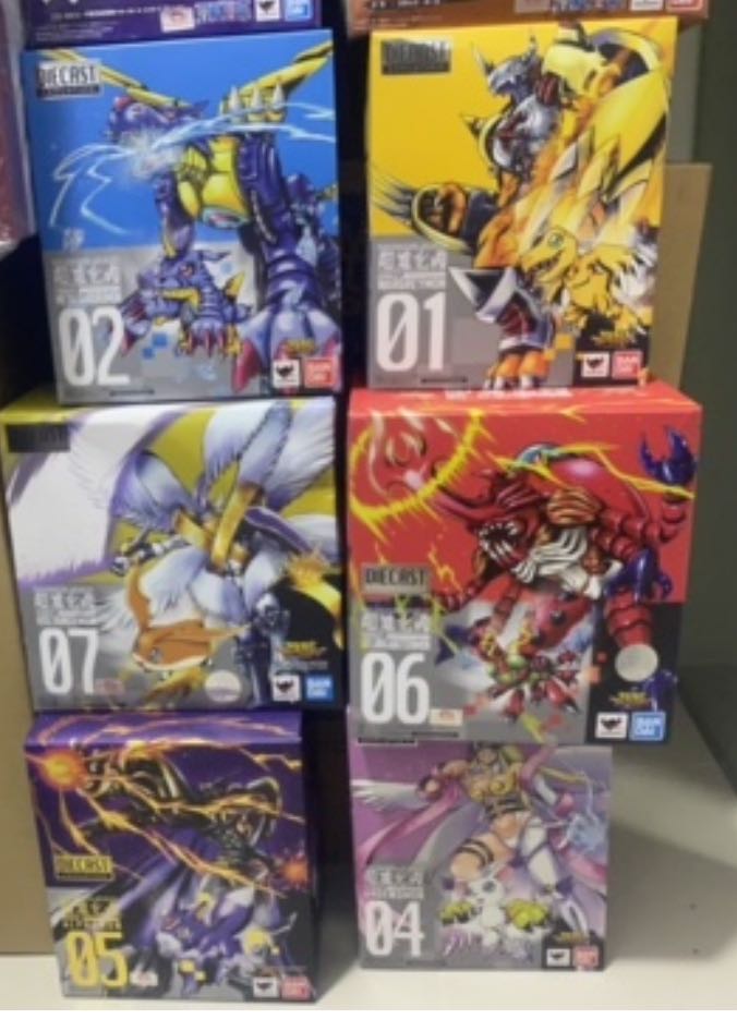 Digimon digivolving spirts set, Hobbies & Toys, Toys & Games on Carousell