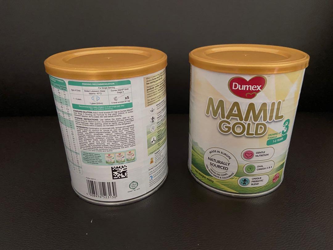 Dumex Mamil Gold Formula Milk with free snack box, Babies & Kids ...