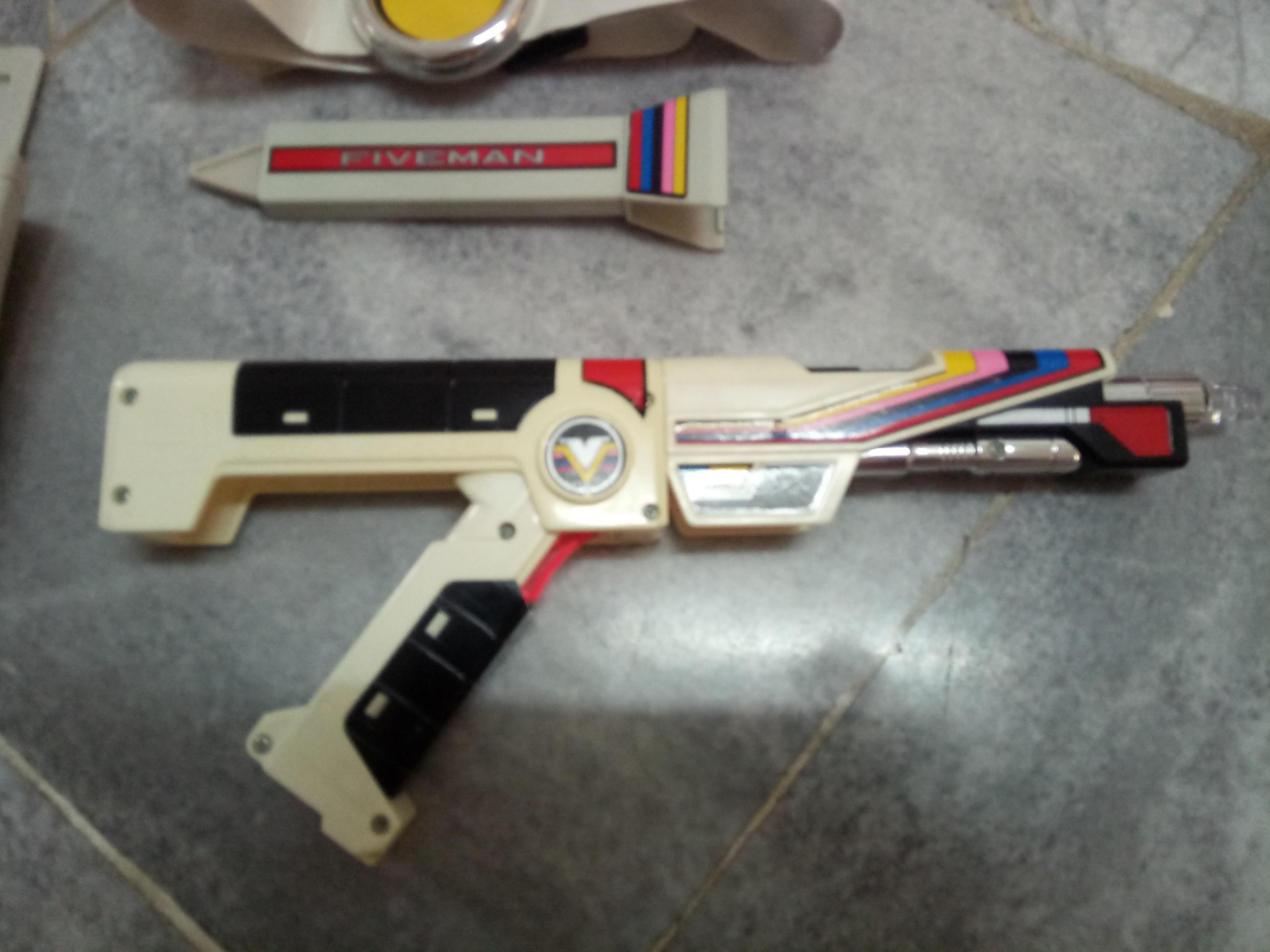 DX Sentai Power Rangers Fiveman Rare Fiveblaster CHEAP Set Bandai ...