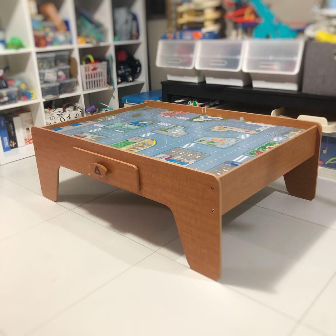 ELC Wooden Train Table, Babies & Kids, Baby Nursery & Kids Furniture ...