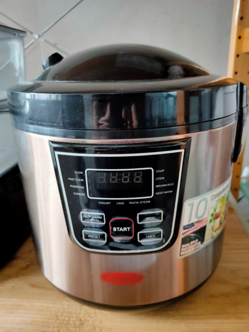 EuroAce rice cooker (1.8 litres), TV & Home Appliances, Kitchen ...