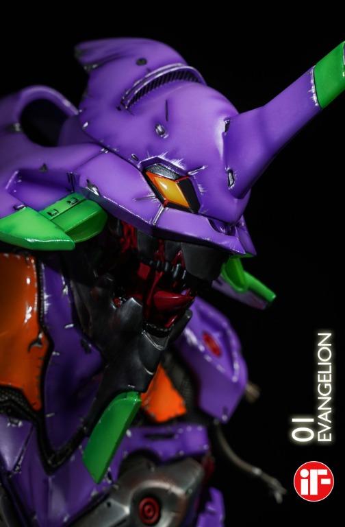 EVA 01 Evangelion Bust IF Studio, Hobbies & Toys, Toys & Games on Carousell