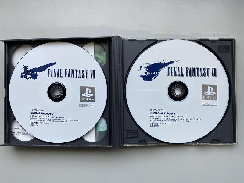 Final Fantasy VII FF7 - Sony PS1 (Playstation 1), Video Gaming, Video ...