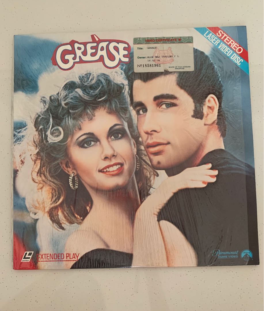 Grease Laser Disc, Hobbies & Toys, Music & Media, CDs & DVDs on Carousell