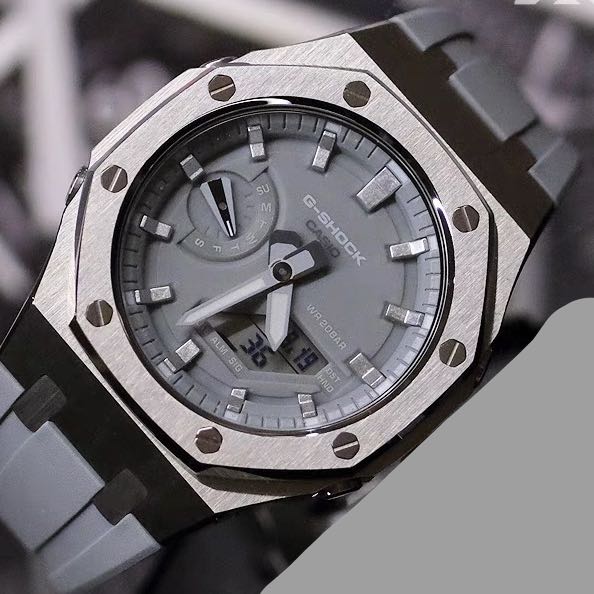 GREY GA2100 GA2110 ga-2100 ga-2110 custom v5 mod look, Luxury, Watches ...