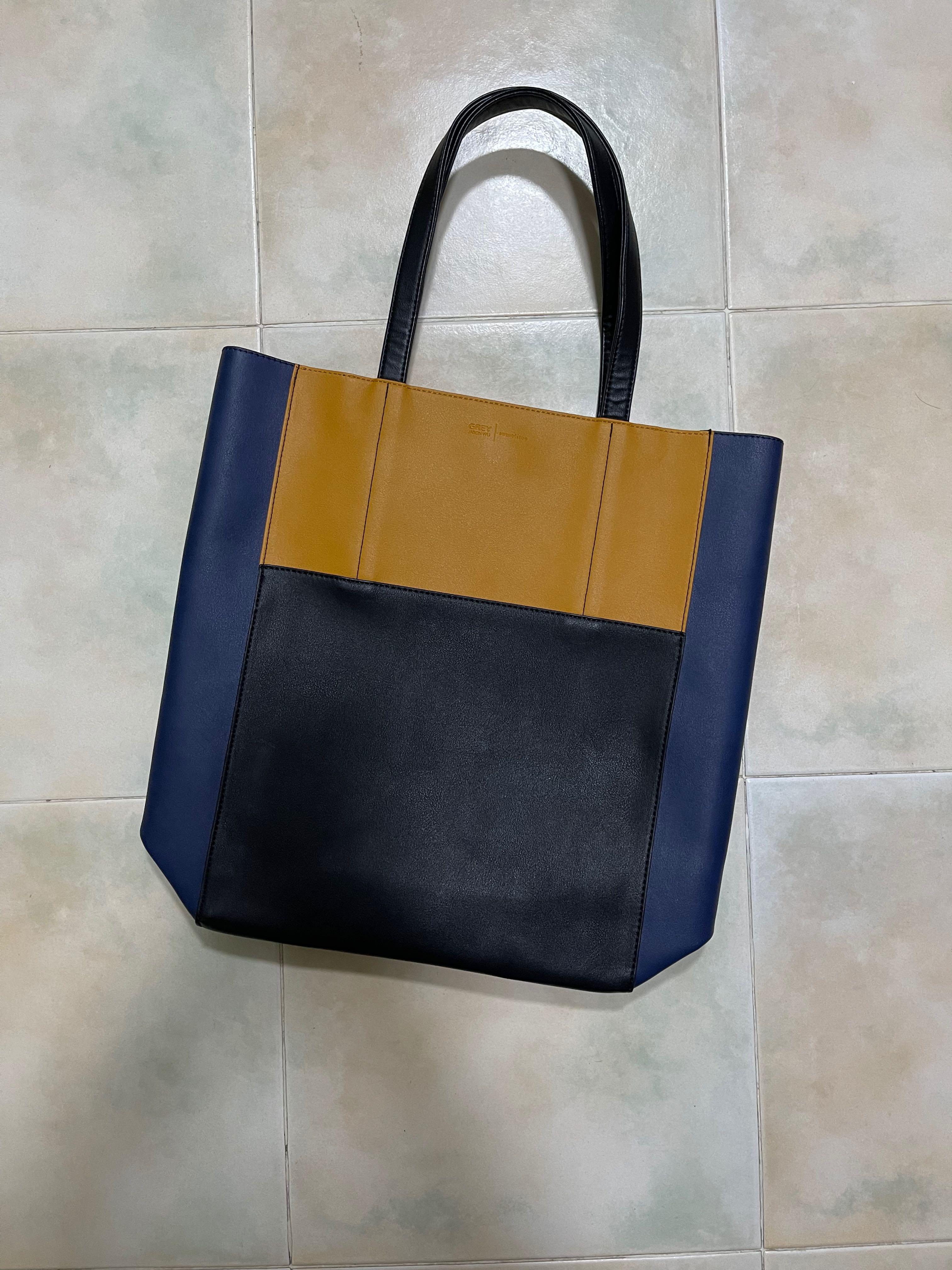 Grey Jason Wu x Sometimes Shoulder Bag in Navy blue, Women's Fashion ...