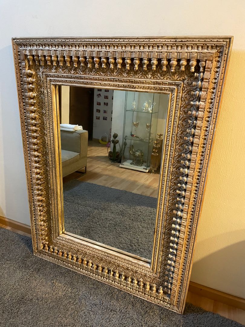 Heritage Spindle Window Mirror, Furniture & Home Living, Home Decor ...