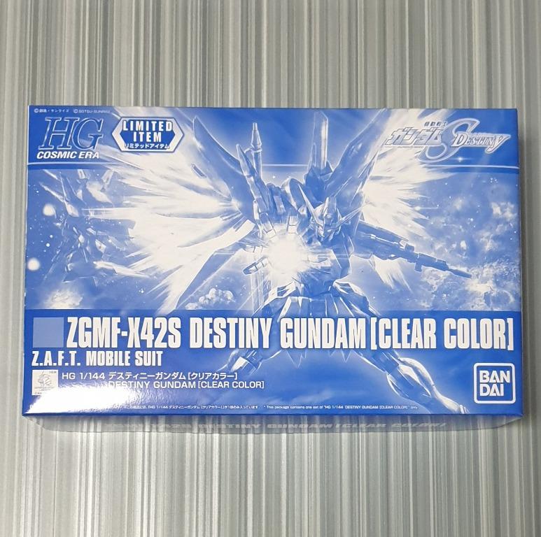 HG 1/144 Destiny Gundam (Clear Colour), Hobbies & Toys, Toys & Games on ...