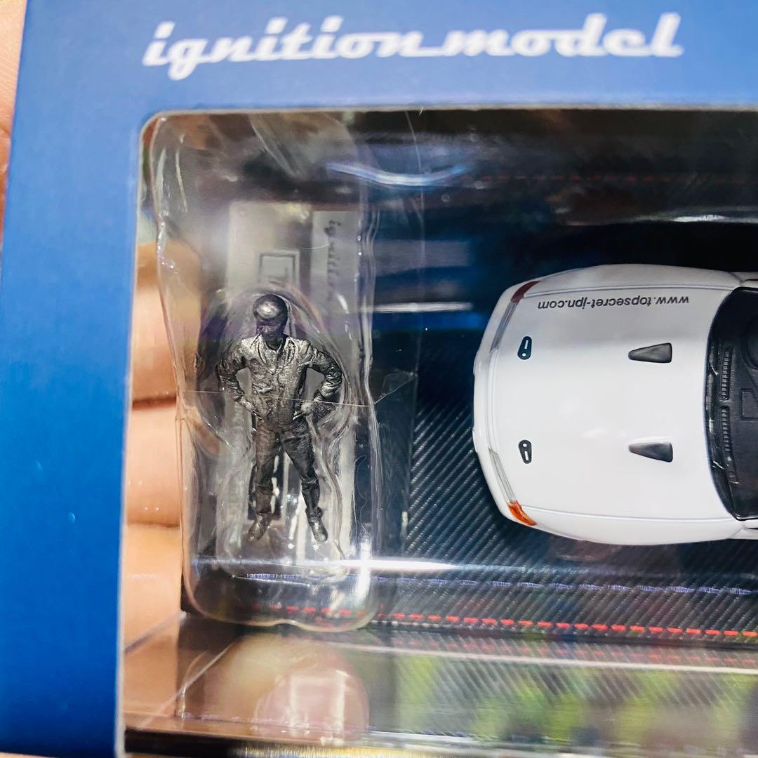 Ignition Model 1:64 Die-Cast Model Car IG2389 Top Secret GT-R VR32 White With Smokey Nagata ...