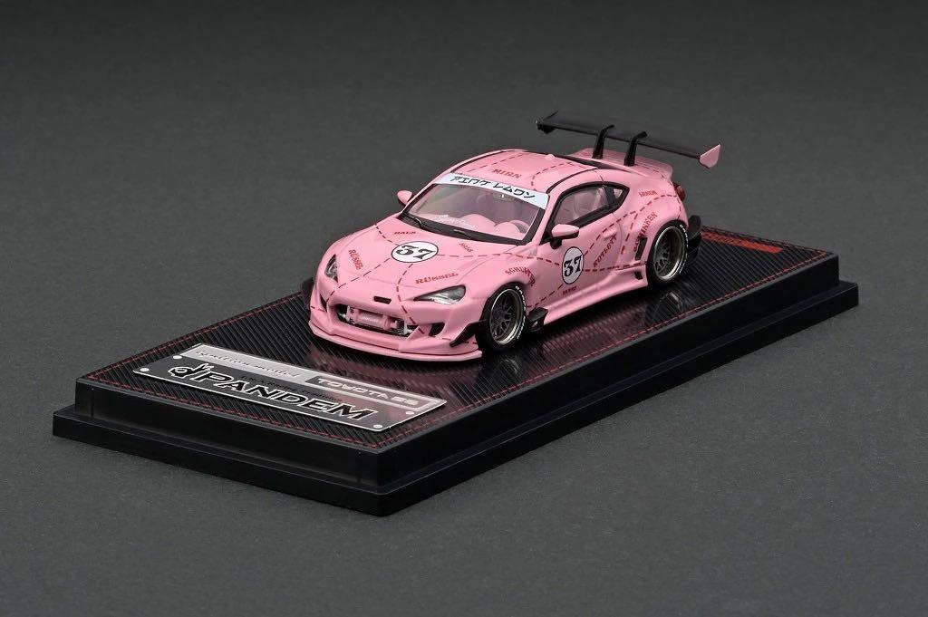 Ignition Model 1:64 Die-Cast Model Car IG2406 Pandem Toyota 86 V3 Pink ...
