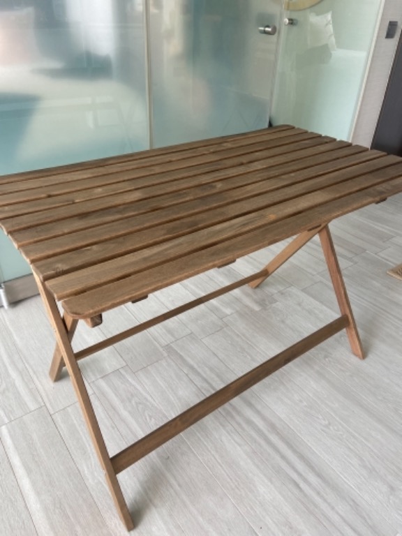 Ikea ‘Askholmen’ Table, Furniture & Home Living, Outdoor Furniture on ...