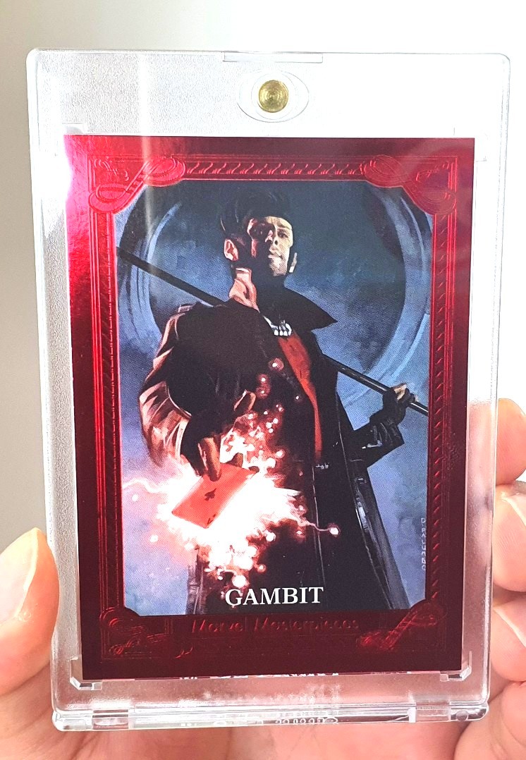 [PENDING GRADING] RARE MARVEL TRADING CARD / X-MEN GAMBIT #92 RED ...