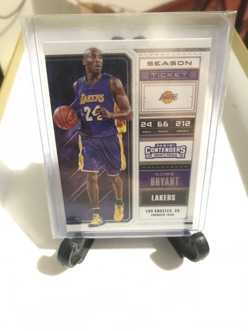 Kobe Bryant Season Ticket - GOAT!, Hobbies & Toys, Toys & Games on ...