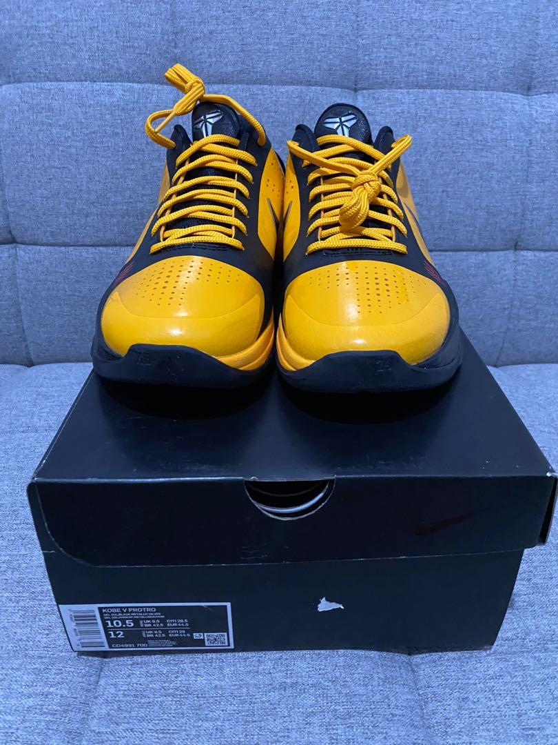 Kobe V bruce lee protro, Men's Fashion, Footwear, Sneakers on Carousell