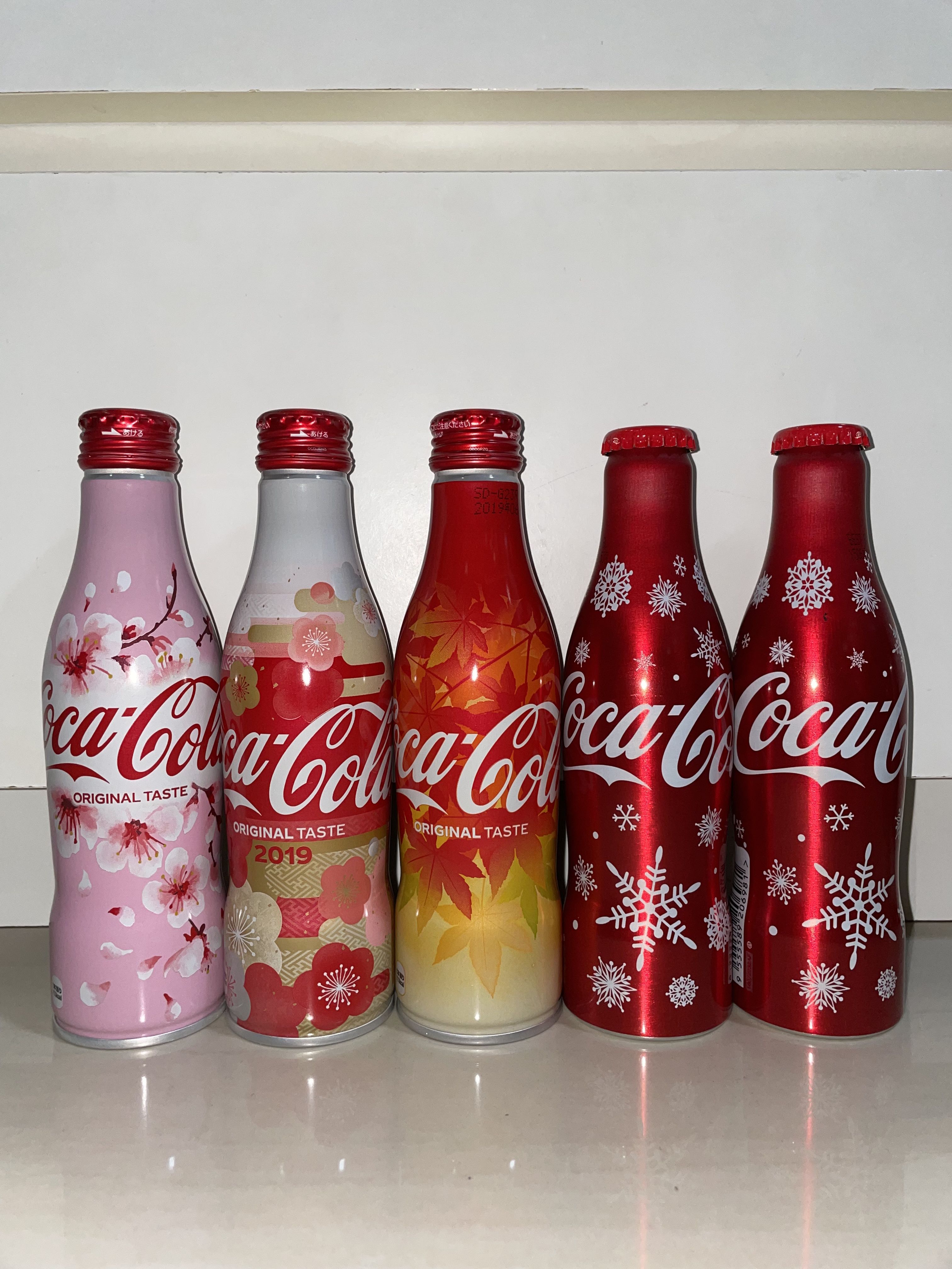 Limited Edition Coca Cola coke metal aluminium bottles, Hobbies & Toys ...