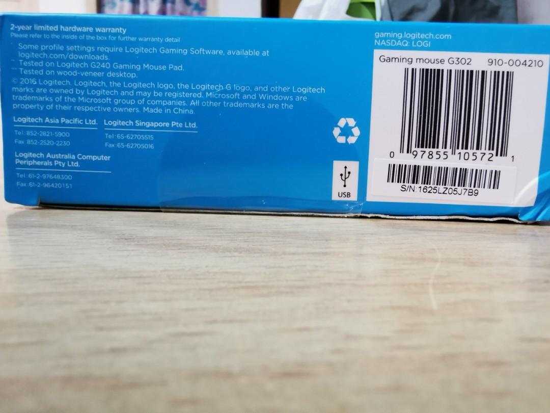 Logitech G302 Gaming Mouse Computers And Tech Parts And Accessories Mouse And Mousepads On Carousell