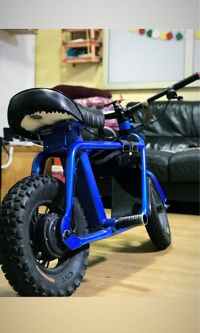 Lowered fiido / dyu cafe racer, Sports Equipment, PMDs, E-Scooters & E ...