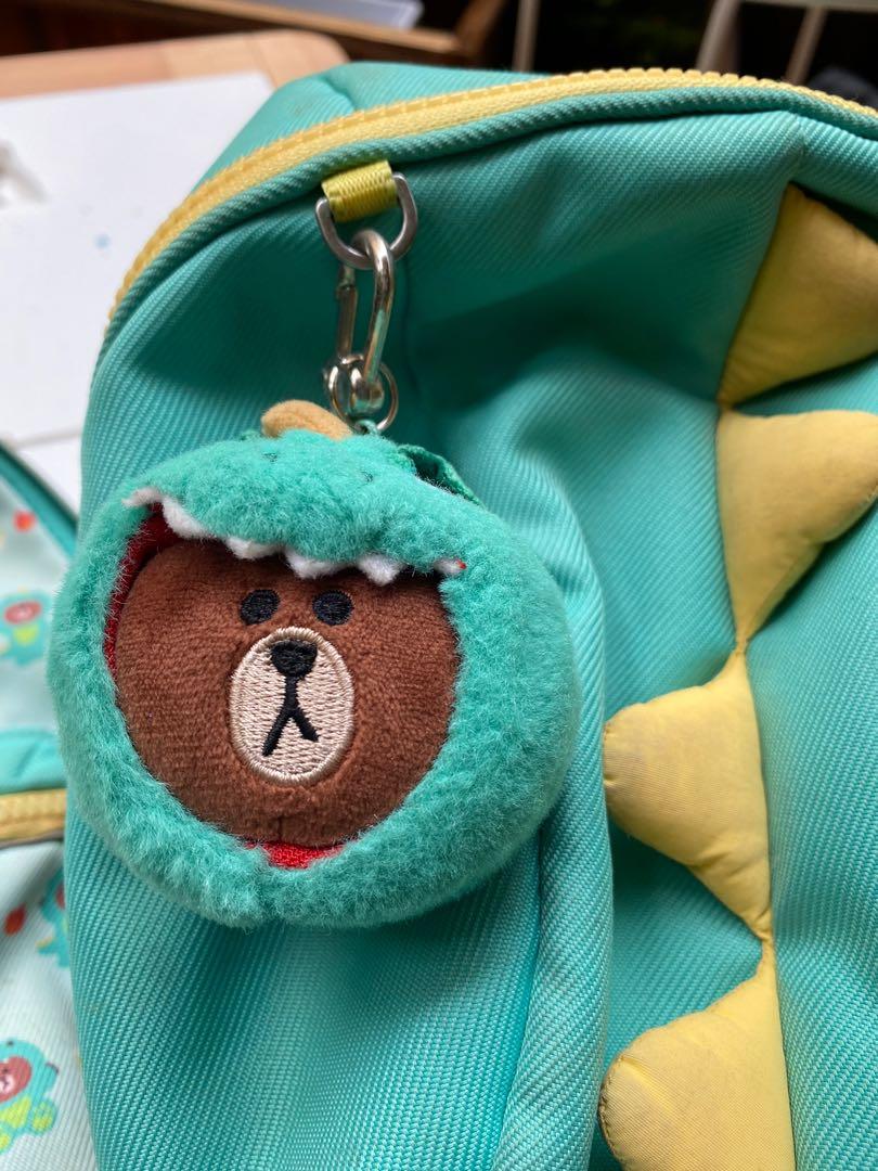 Matching backpacks -Line friends Dino brown, Men's Fashion, Bags ...