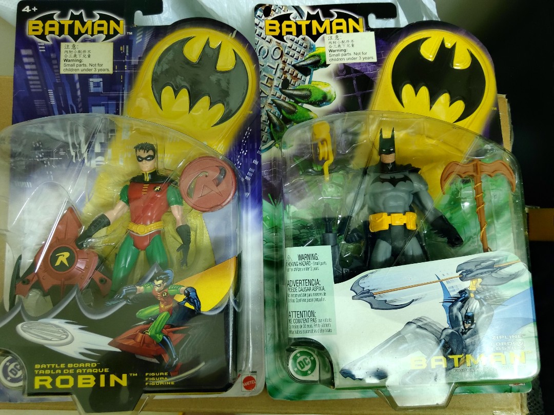 誠放罕見全新Mattel DC Batman Robin set 不散放 $240 交收香港仔中心或銅鑼灣或灣仔MTR, 興趣及遊戲, 玩具 & 遊戲類 - Carousell