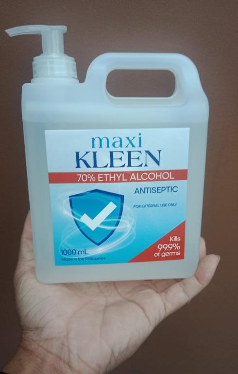 MAXI KLEEN 70% ETHYL ALCOHOL, Beauty & Personal Care, Sanitizers ...