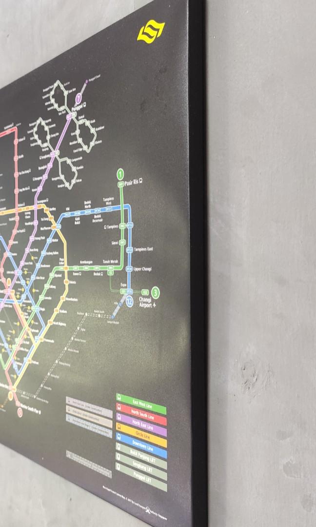 MRT Map Poster, Hobbies & Toys, Memorabilia & Collectibles, Stamps ...