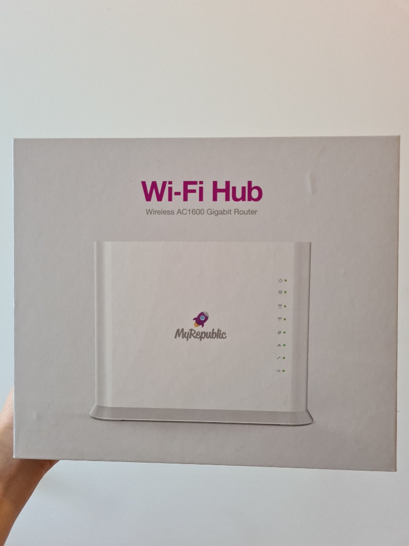MyRepublic Wifi Hub Wireless AC1600Gigabit Router, Computers & Tech ...