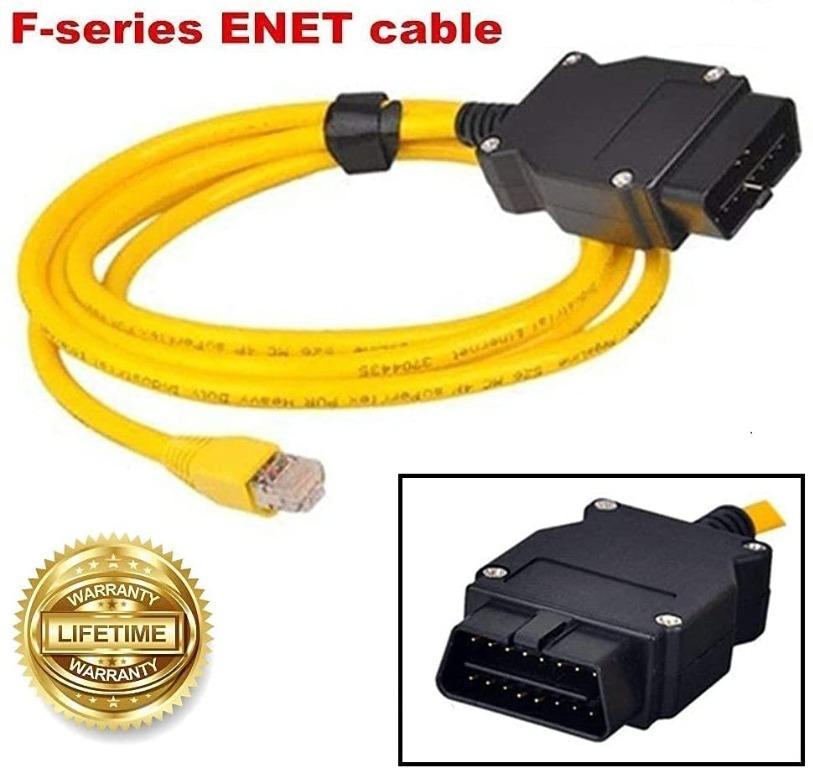 NiceCheck Enet obd2 cable ethernet connector F seires coding cable obd2 ...