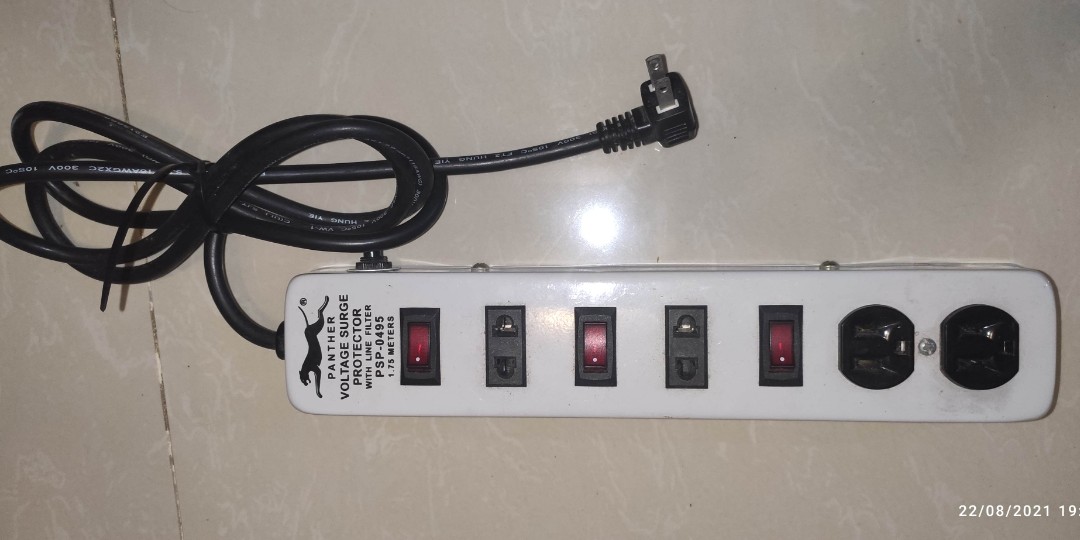 Panther Extension Cord, TV & Home Appliances, Electrical, Adaptors ...