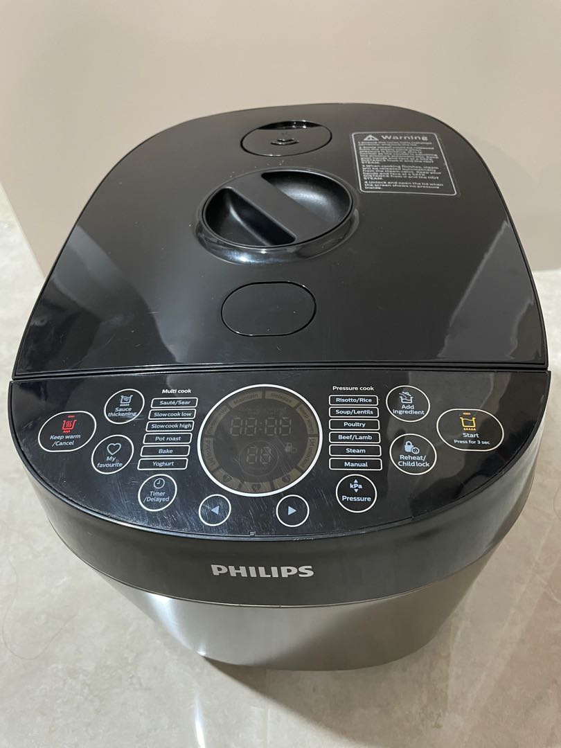 Philips All-in-One Multi-Cooker HD2145/62, TV & Home Appliances ...