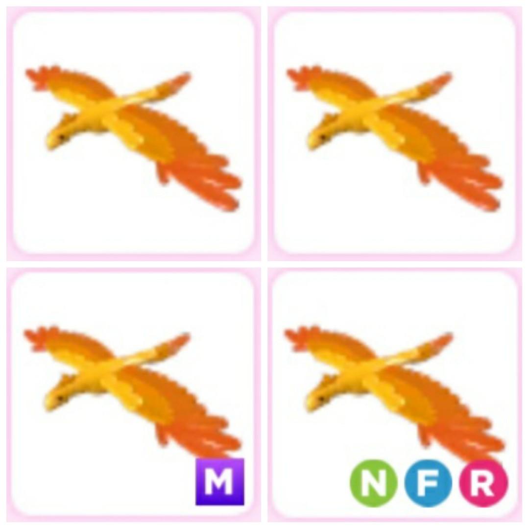 Phoenix Normal NFR MFR Adopt me pet Roblox, Video Gaming, Gaming ...