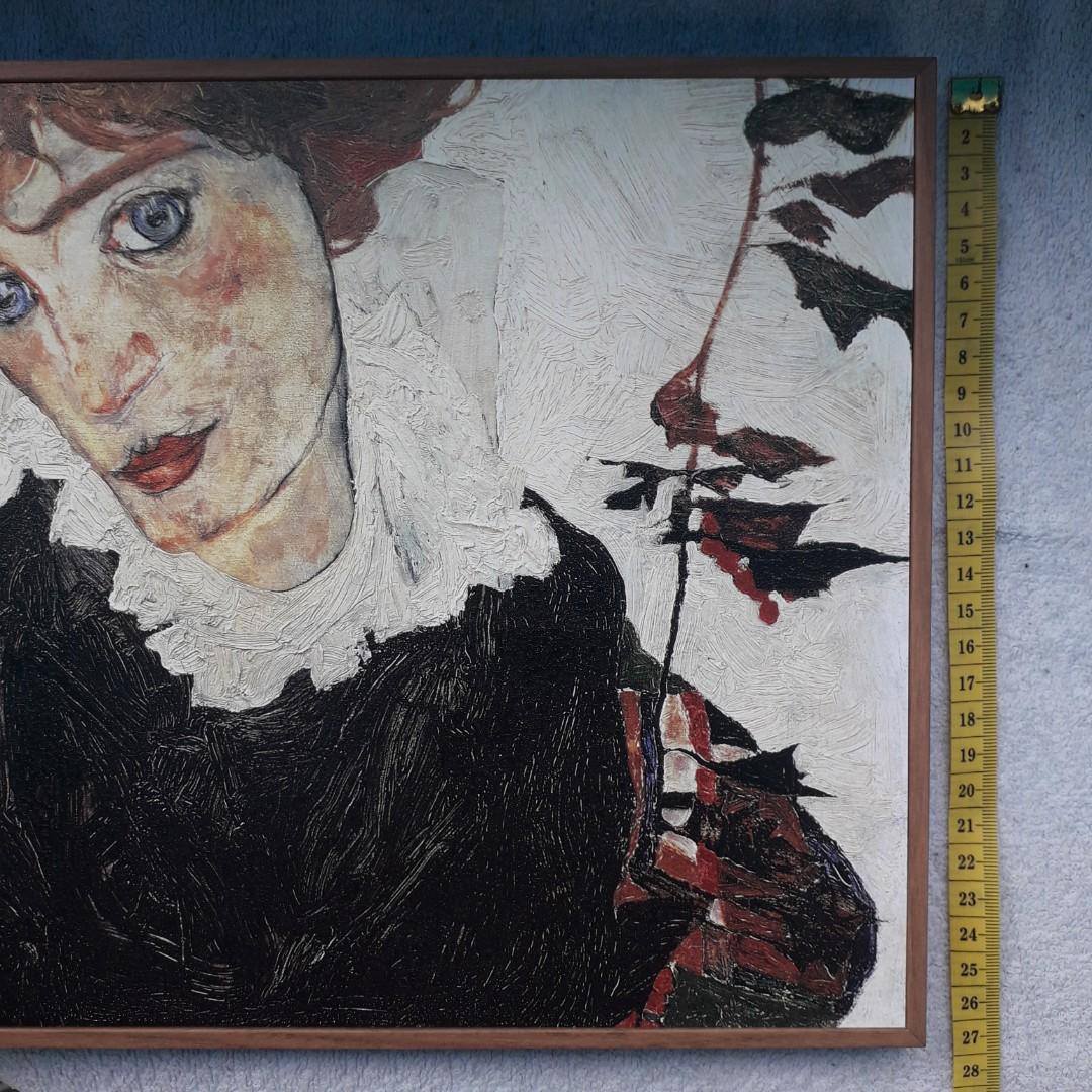 EGON SCHIELE "Portrait of Wally" 1912 | Special printing by GURIM.COM ...
