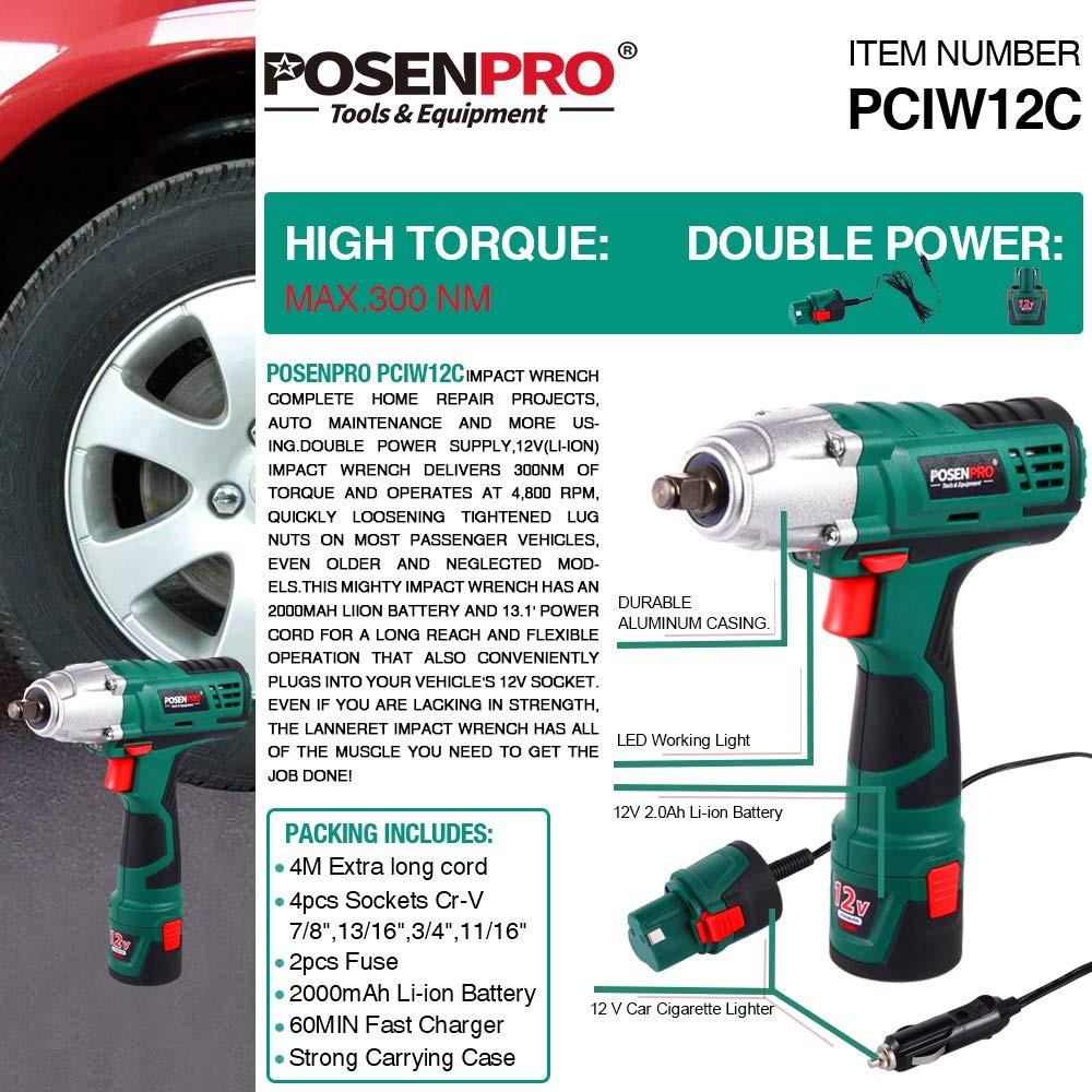 Posenpro Impact Wrench, Furniture & Home Living, Home Improvement ...
